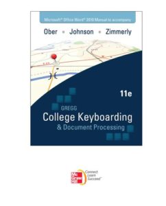 PDF | Microsoft Office Word 2010 Manual for Gregg College Keyboarding ...